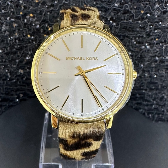 Michael Kors | Accessories | Nwt Micael Kors Pyper Gold Watch With Faux ...